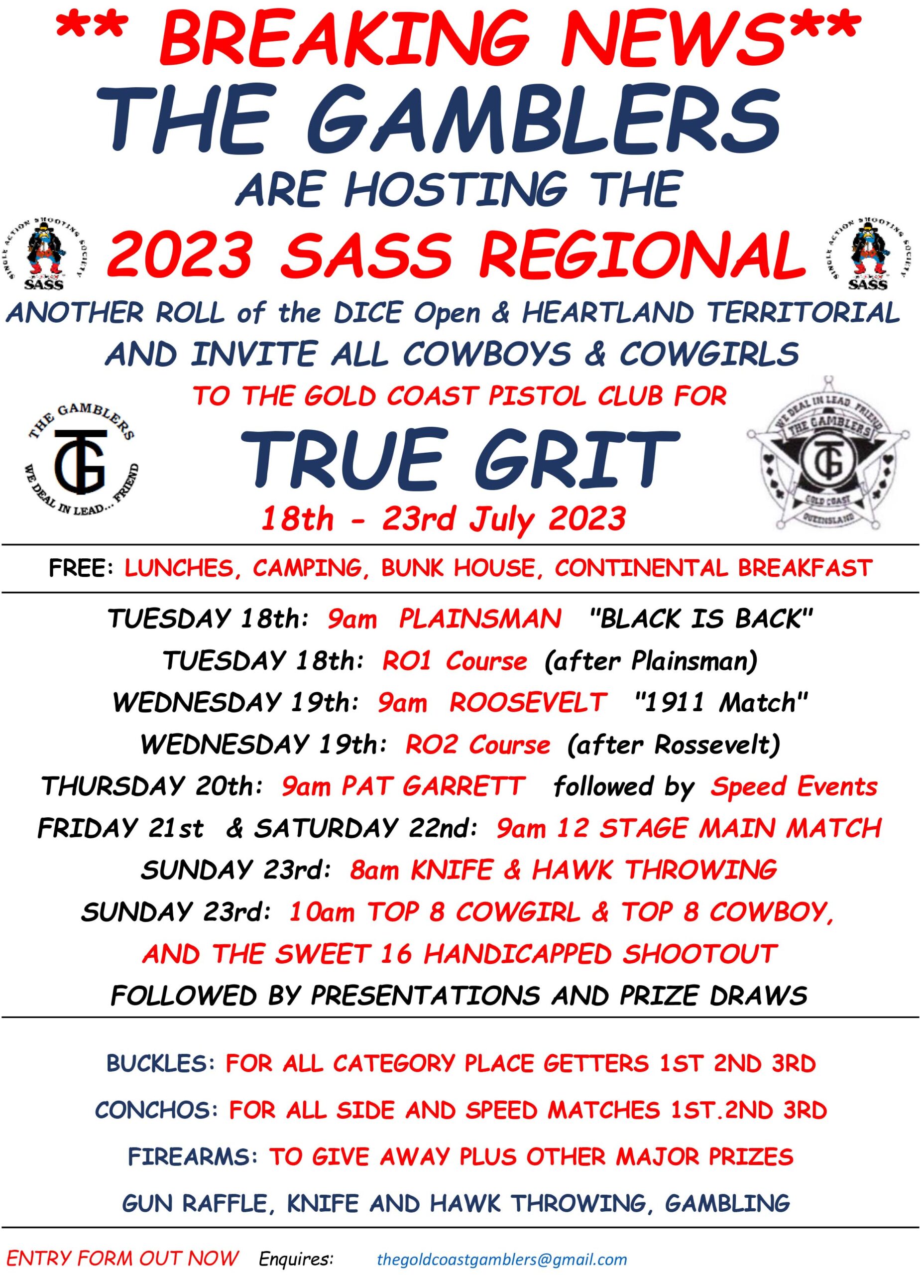 Western Action Shooting – Gold Coast Pistol Club
